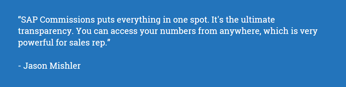 Incentivizing Success: How SAP Commissions Shapes Sales Rep Behavior