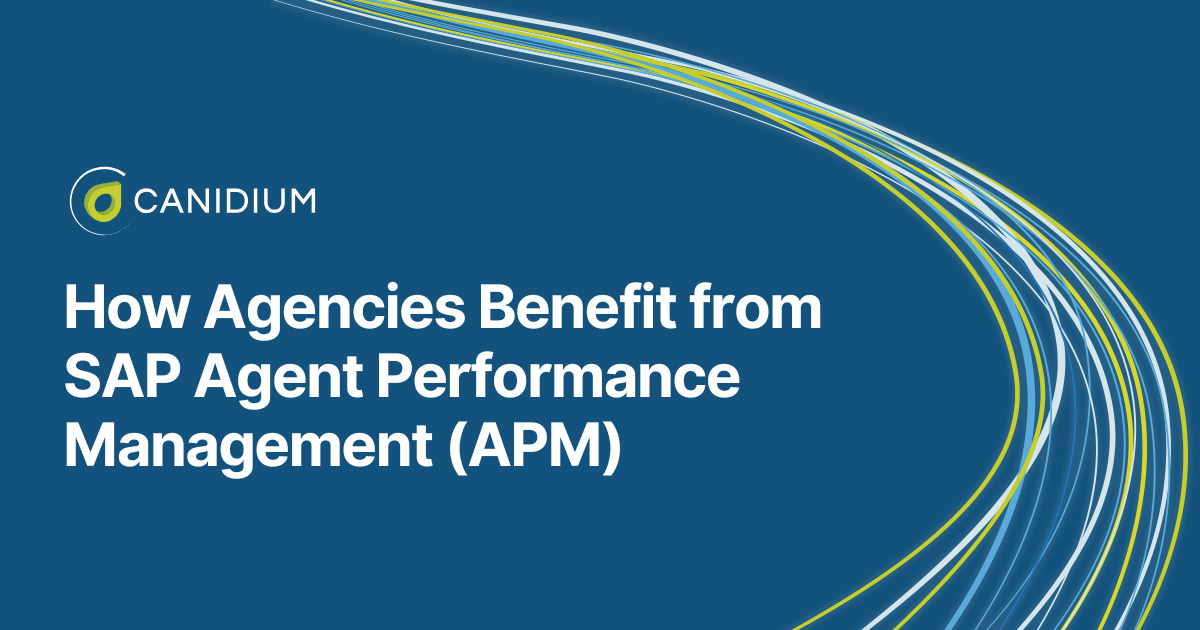 How Agencies Benefit from SAP Agent Performance Management (APM)